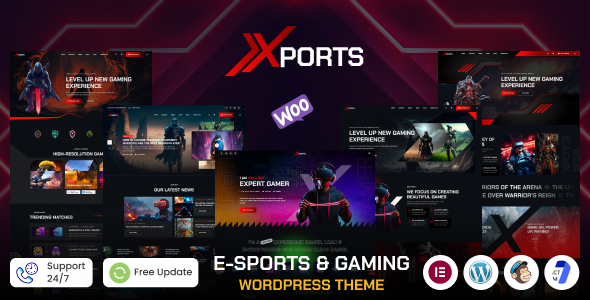 Xports - eSports and Gaming WordPress Theme by Gramentheme | ThemeForest